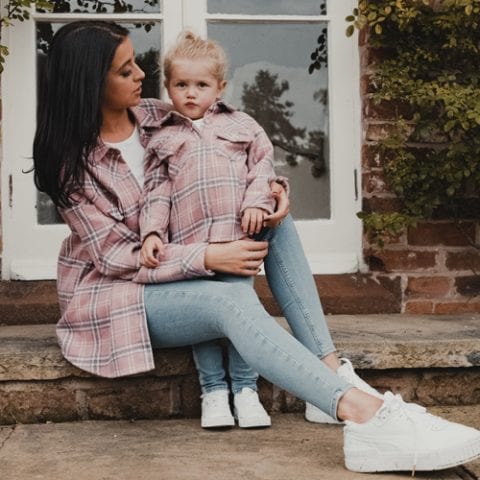 PINK CHECK SHACKET | Mama and Mimi